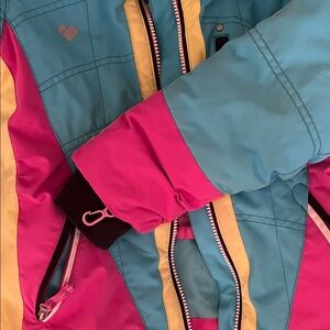 Obermeyer | Jackets & Coats | Obermeyer Blue And Pink Ski Jacket | Poshmark